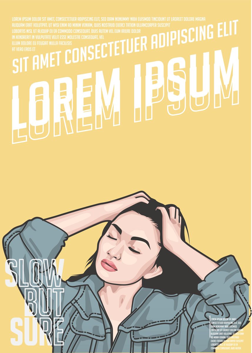 'confused woman' Poster, picture, metal print, paint by Bayusemurup ...