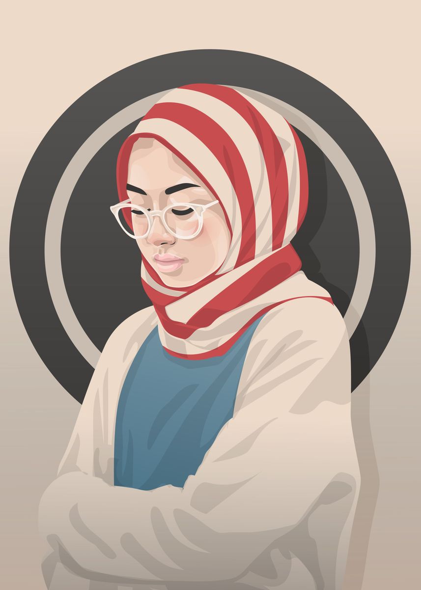 'Absolutely Halal Moslem' Poster, picture, metal print, paint by ...