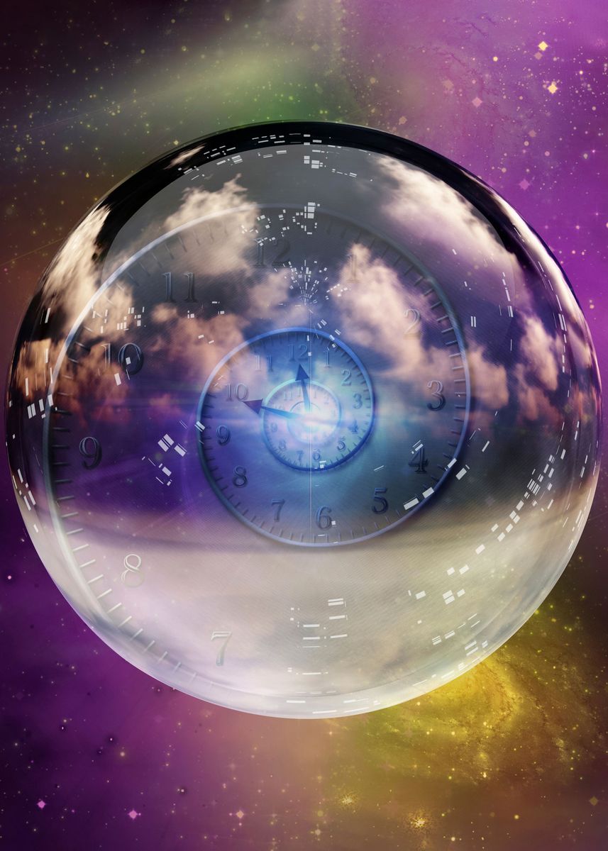 'Time warp' Poster, picture, metal print, paint by Bruce Rolff | Displate