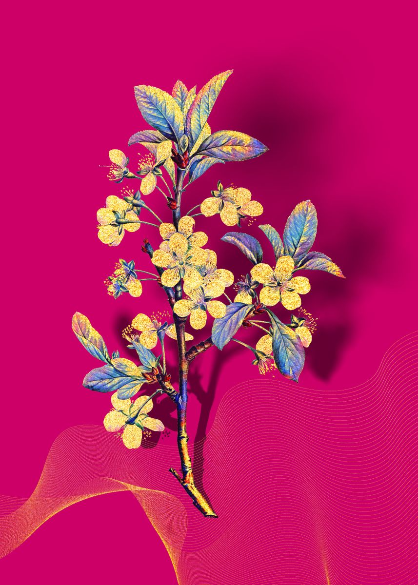 'Prismatic Plum' Poster by Holy Rock Design | Displate