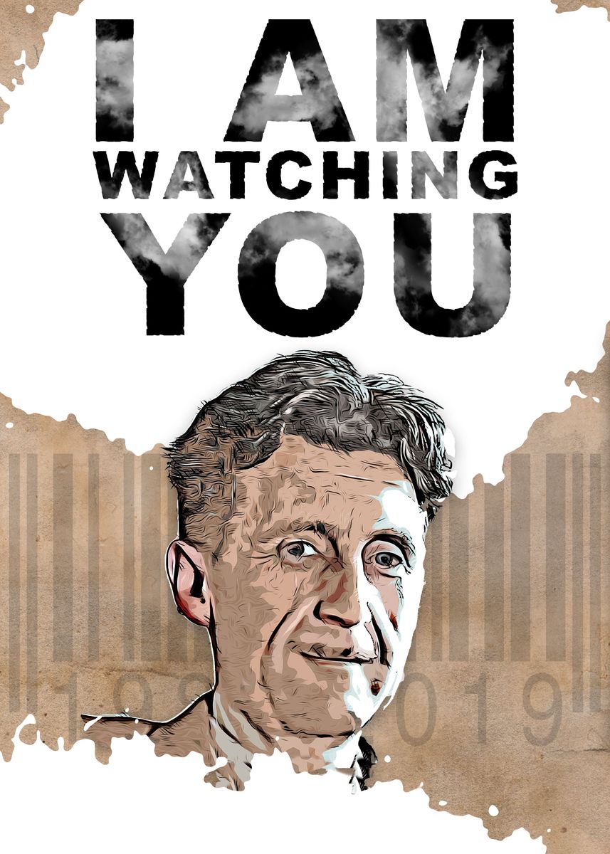 'I am watching you' Poster, picture, metal print, paint by Petra ...