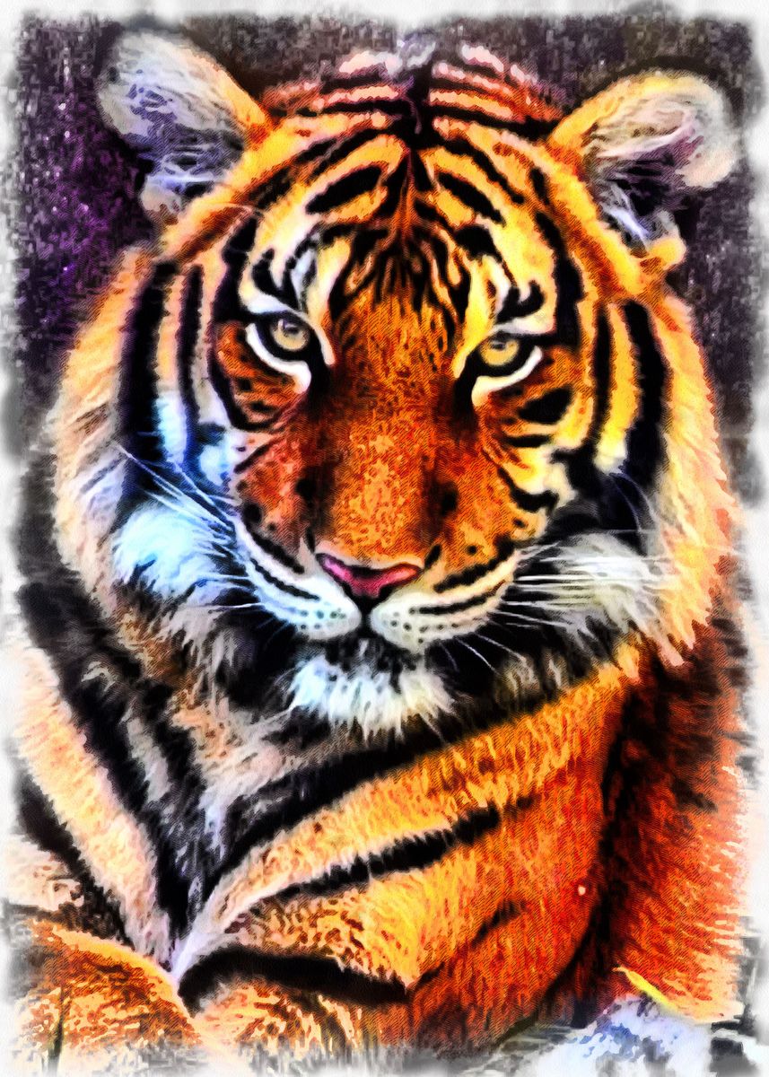 'Predator Portrait' Poster by Allan Davis | Displate