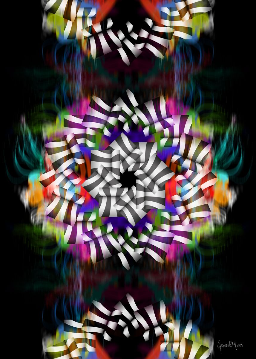 'Alpha Portal' Poster, picture, metal print, paint by German Molina ...