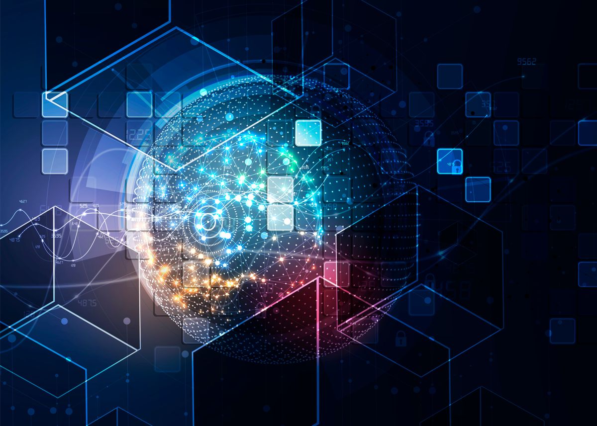 'Technology' Poster by Vs 1489 | Displate