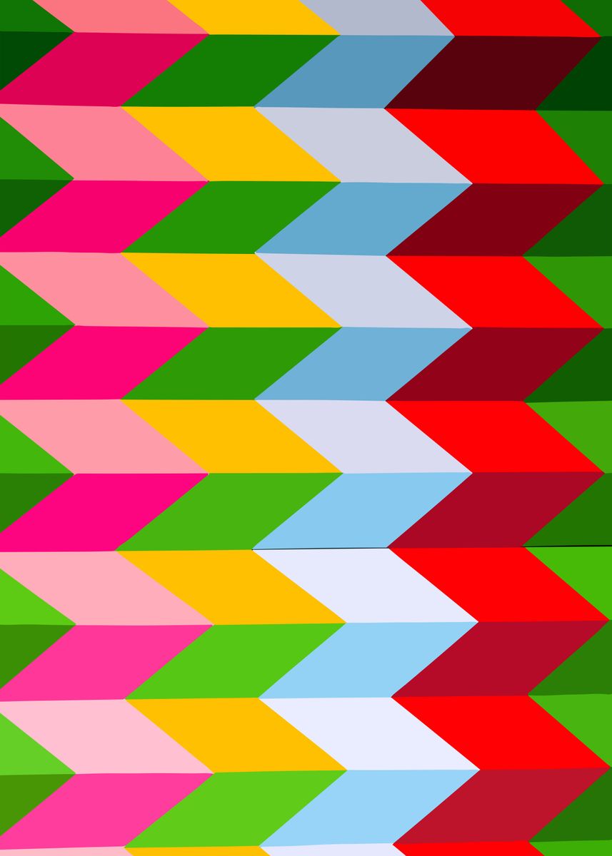 'Mad Angle' Poster, picture, metal print, paint by 83 Oranges by Uma ...