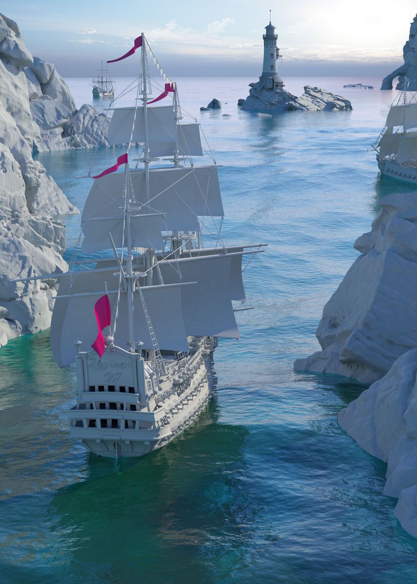 'The Lysiane' Poster, picture, metal print, paint by Vincent G | Displate