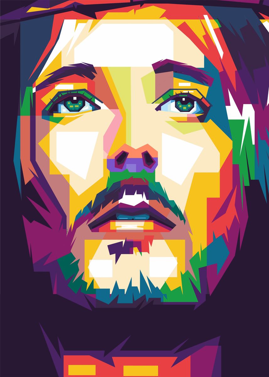 'Jesus Christ' Poster, picture, metal print, paint by Wpap Artist ...