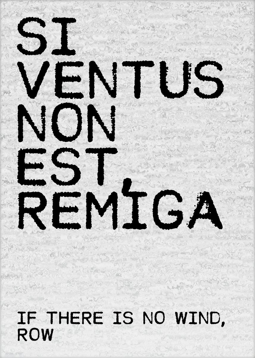 'If There Is No Wind Row' Poster, picture, metal print, paint by Josh B ...