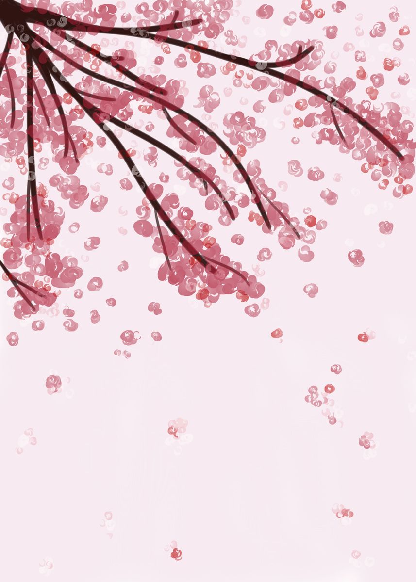 'Pink Blossom' Poster by Innoviel | Displate