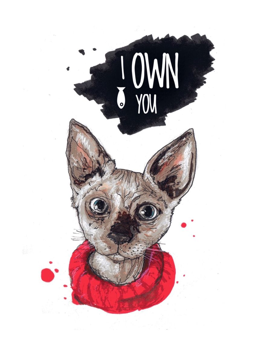'I Own You' Poster, picture, metal print, paint by GazisaCookie | Displate