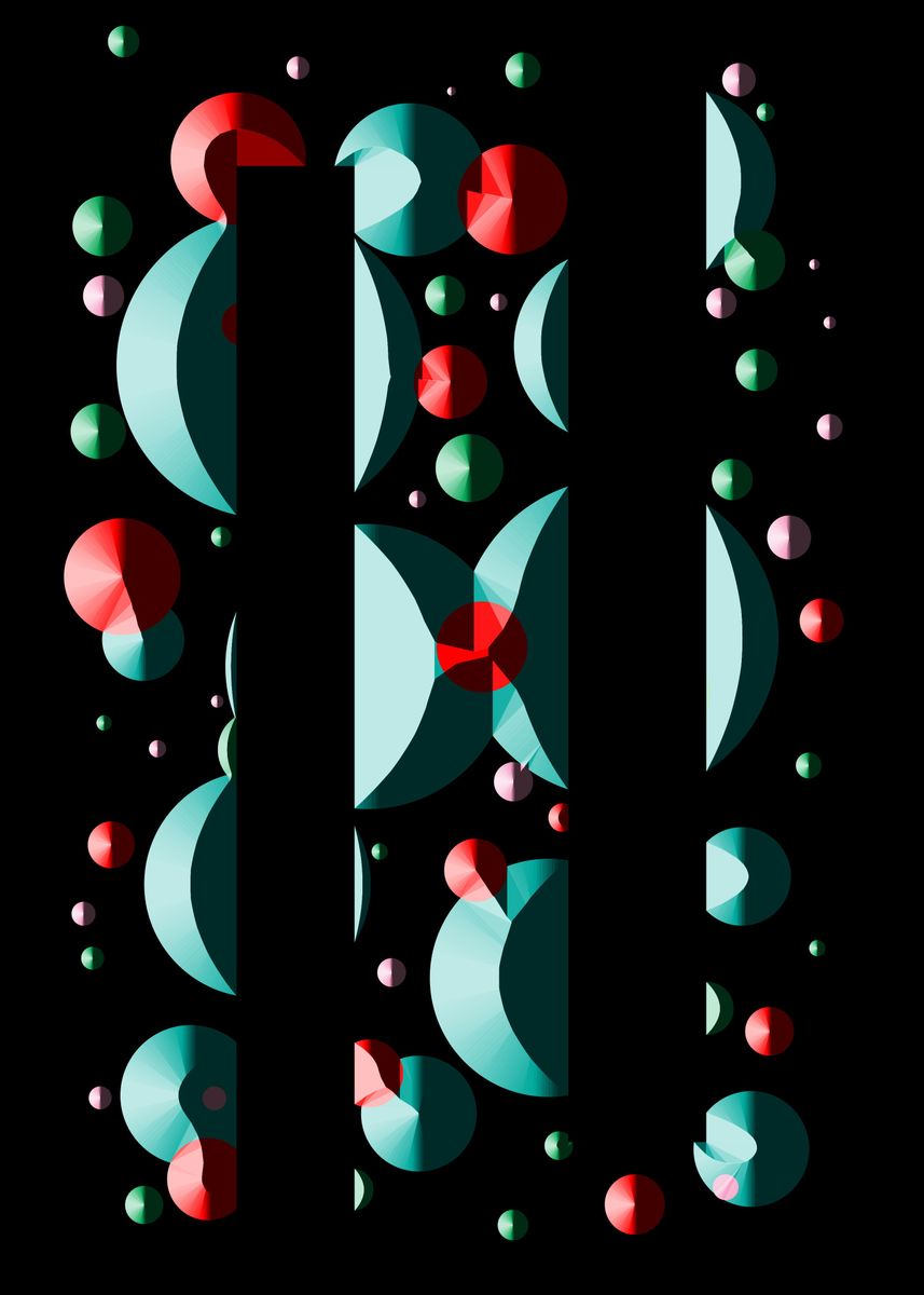 'Space Shift 2' Poster by Jimmy Björk | Displate