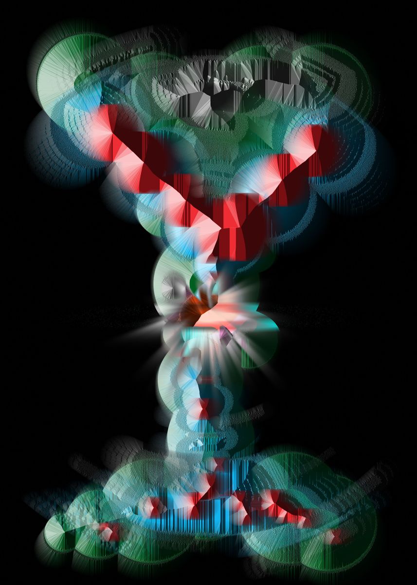 'Space Shift 3' Poster, picture, metal print, paint by Jimmy Björk ...