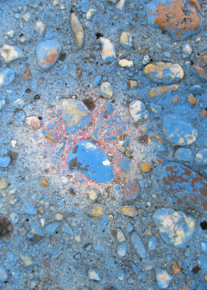 'Sidewalk Paint Patches I' Poster, picture, metal print, paint by ...