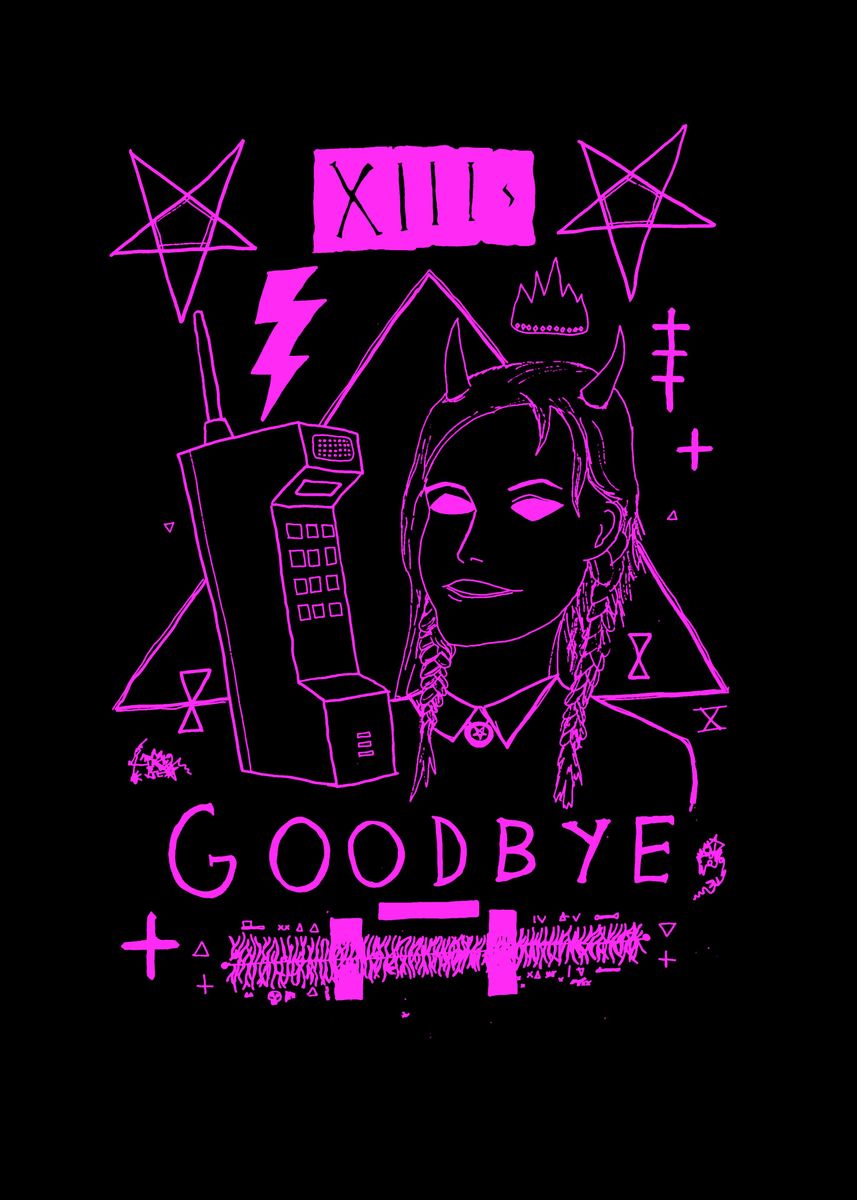 'Goodbye' Poster, picture, metal print, paint by OccultFX | Displate