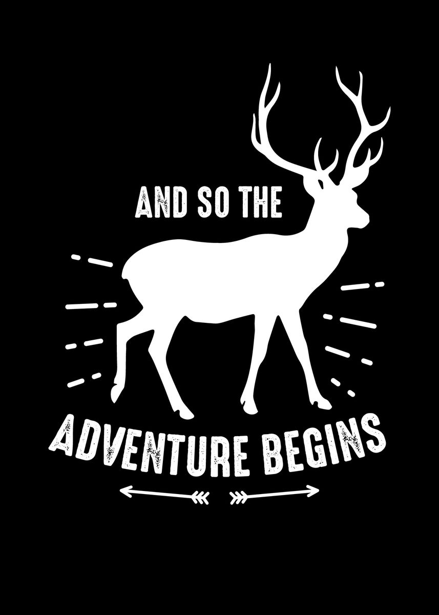 'The Adventure Begins' Poster, picture, metal print, paint by Beone ...
