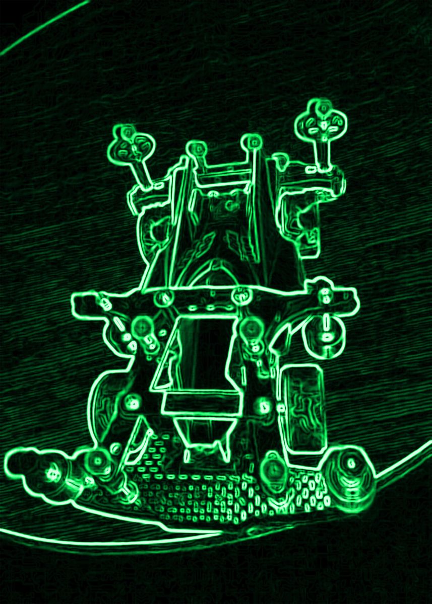 'my tamiya build' Poster, picture, metal print, paint by Emman ...