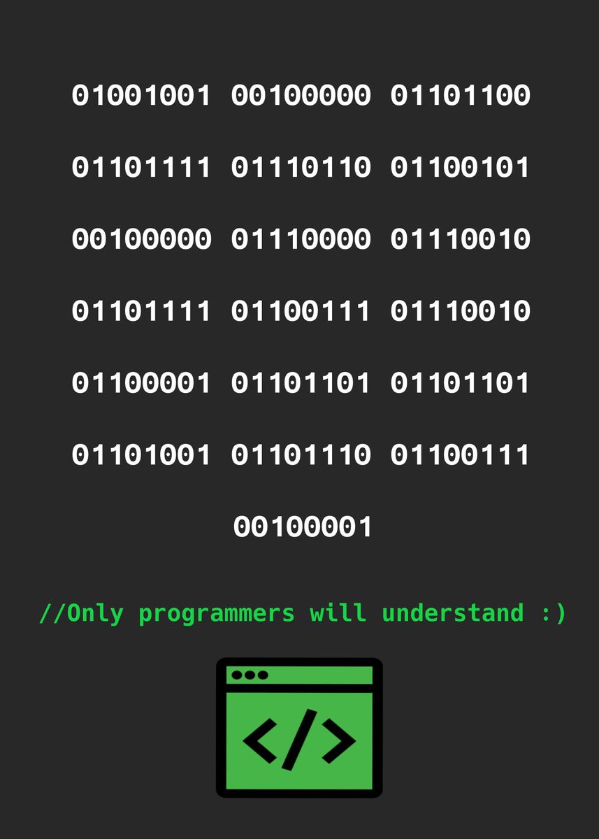 'OnlyForProgrammers' Poster, picture, metal print, paint by F 22 | Displate