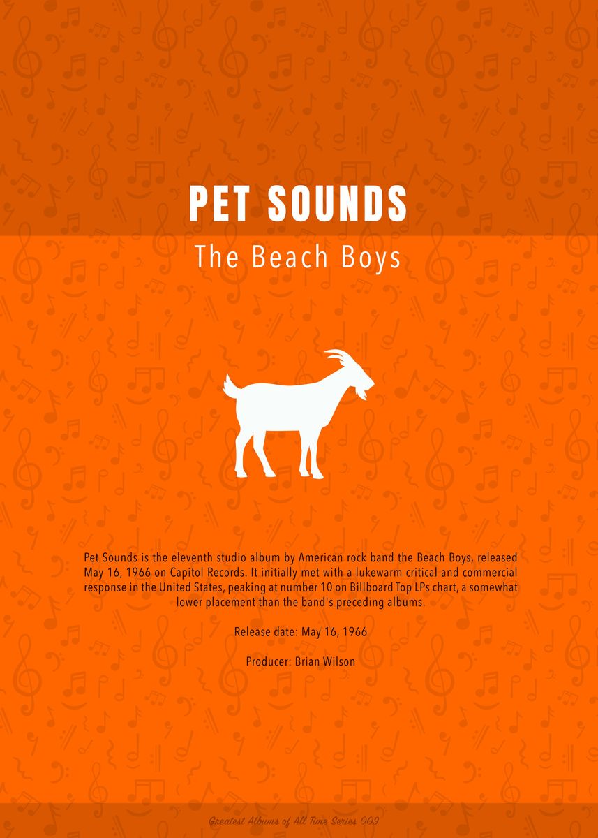 'Pet Sounds The Beach Boys' Poster, picture, metal print, paint by ...