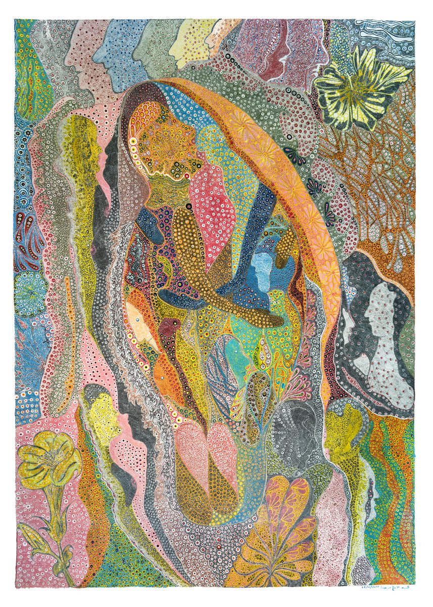 'M049 Never Alone' Poster, picture, metal print, paint by Mohamed ...