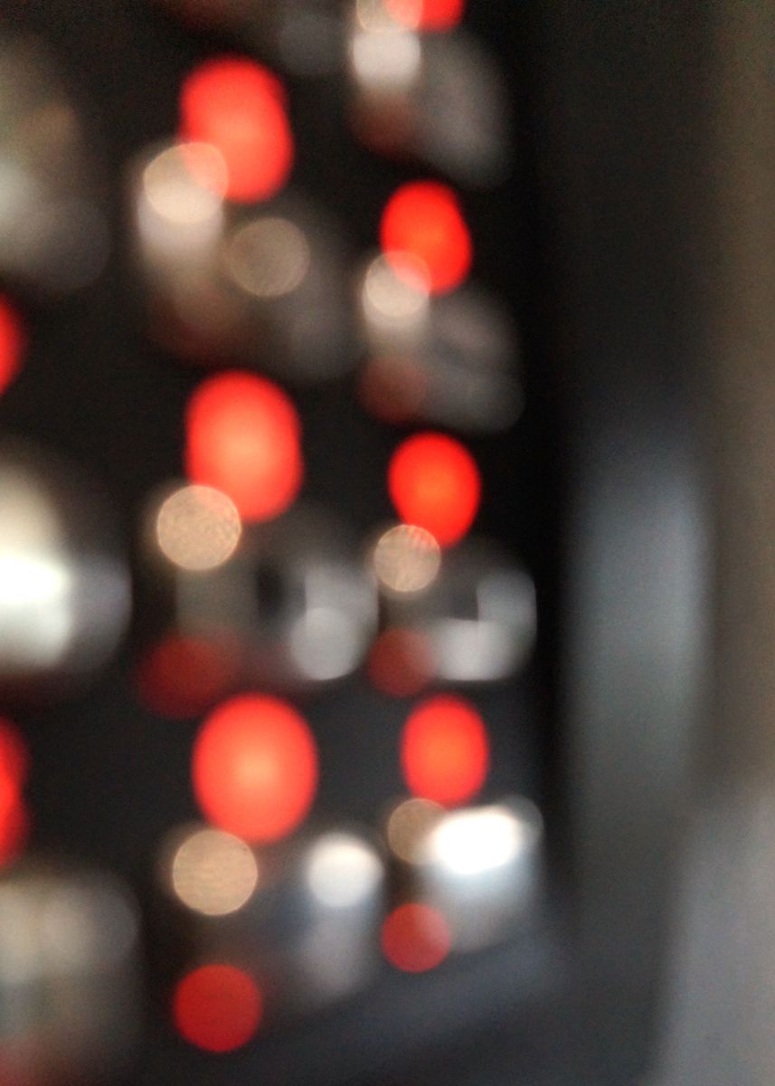 'flashing lights 3 maybe' Poster, picture, metal print, paint by Leni ...