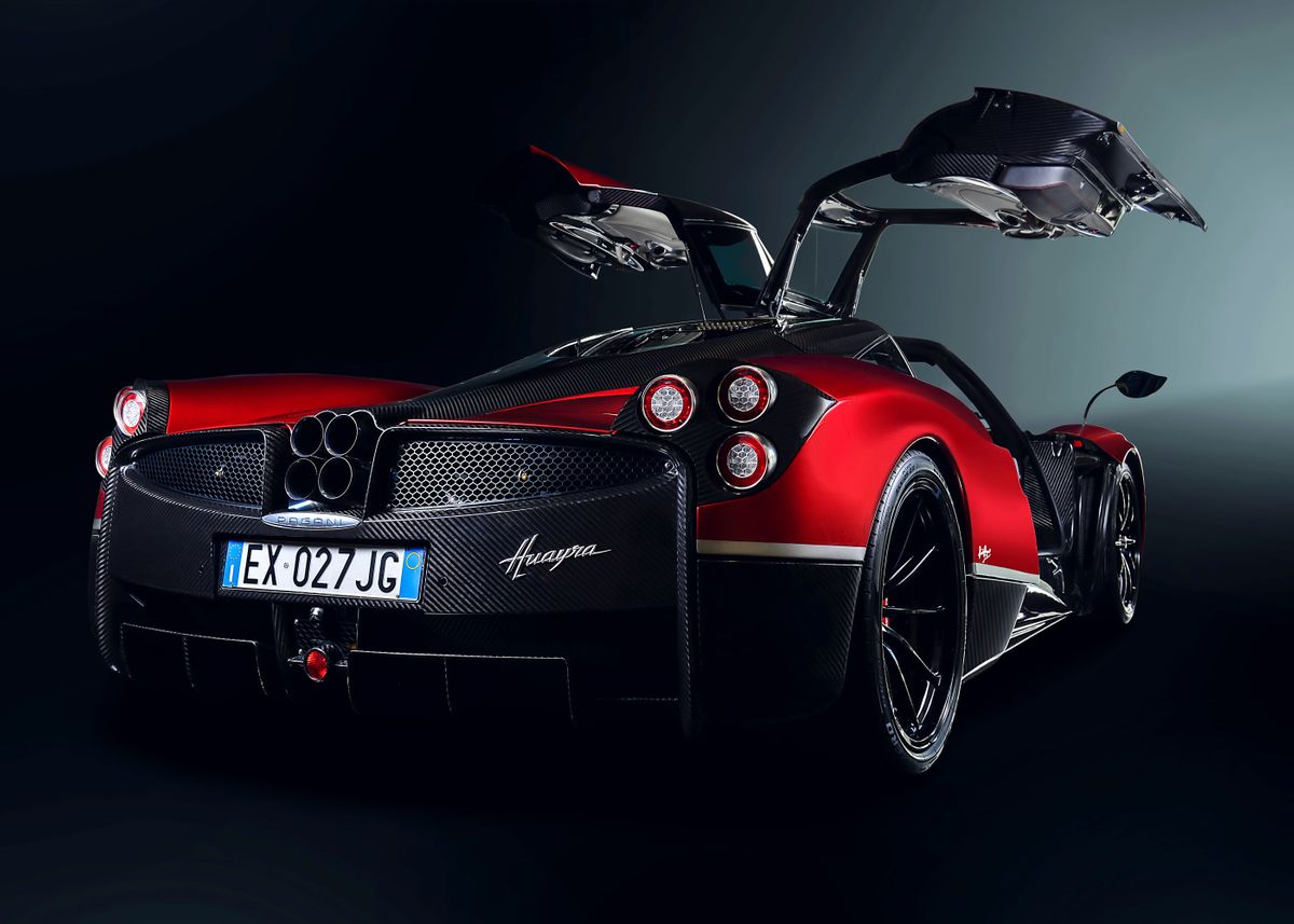 'Pagani Huayra Wings ' Poster by Rollz | Displate