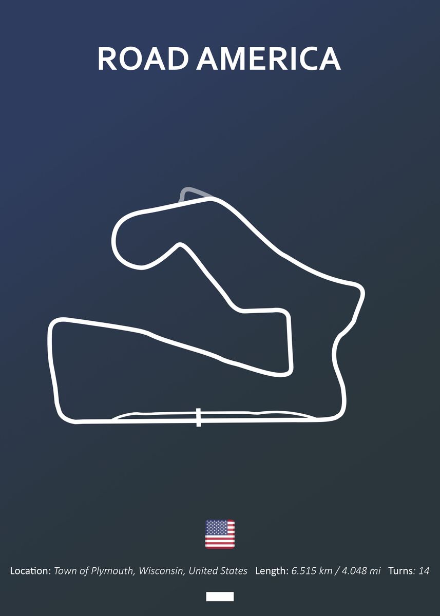 'Road America' Poster, picture, metal print, paint by Alexandros ...