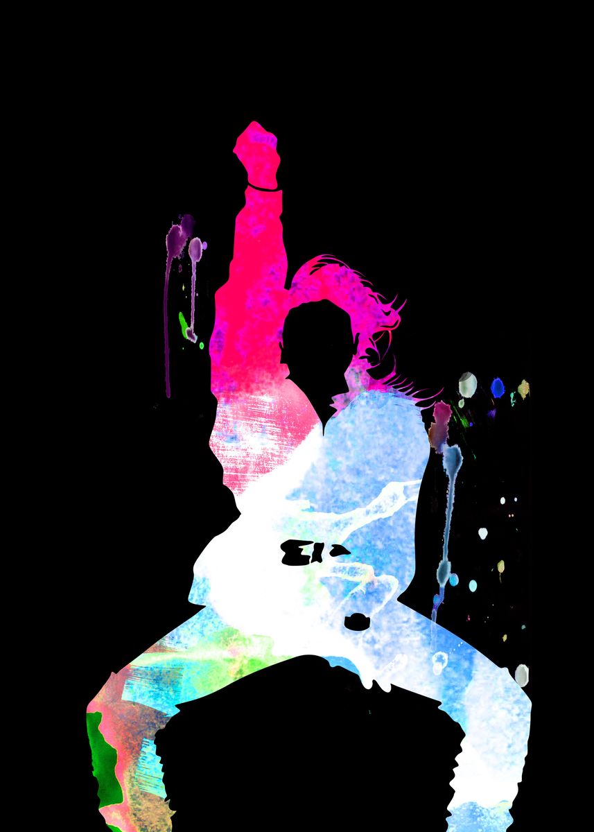 'Janet Jackson Watercolor' Poster, picture, metal print, paint by Art ...