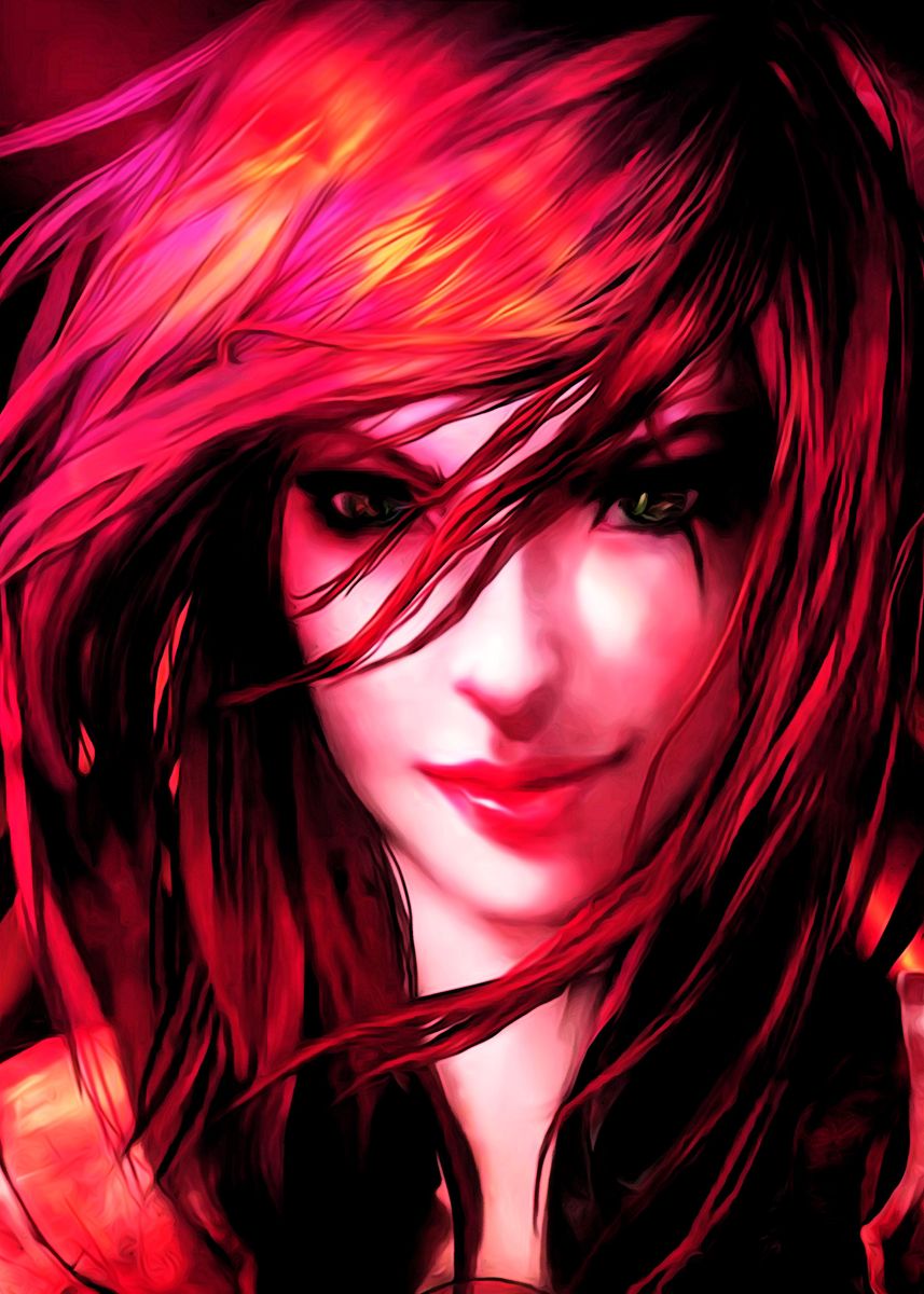 'Crimson Death' Poster, picture, metal print, paint by Freak Creator ...