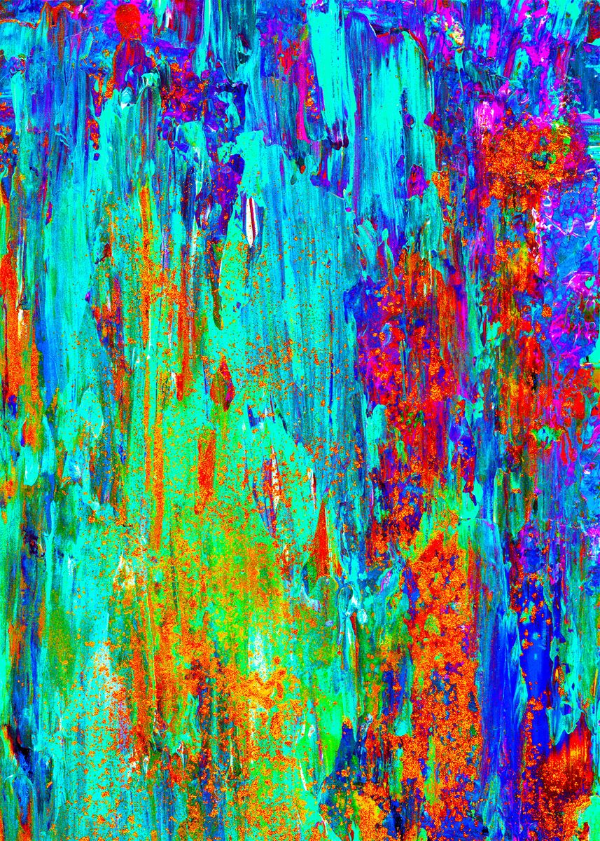 'Vivid colors ' Poster, picture, metal print, paint by ...