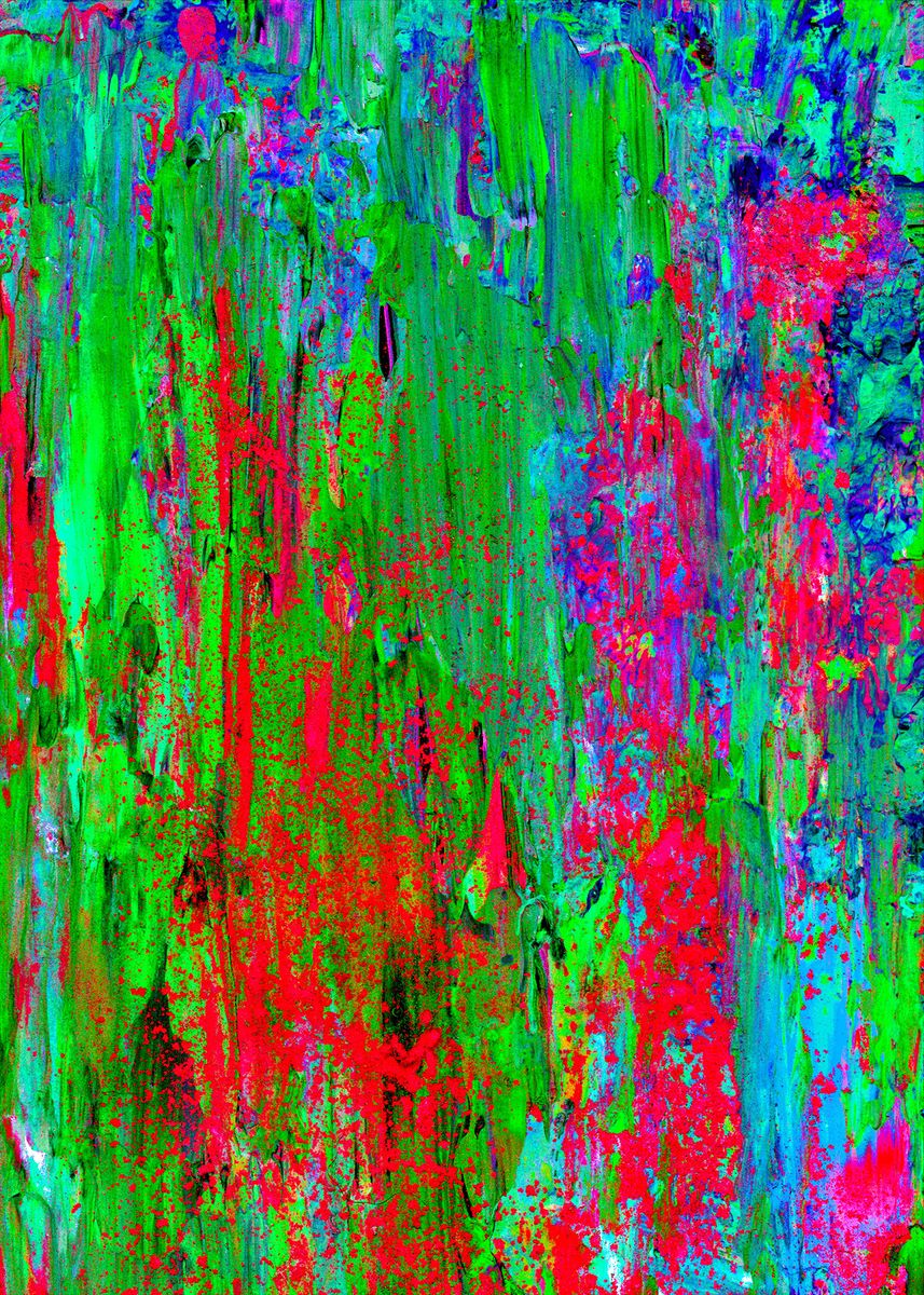 'Vivid colors ' Poster, picture, metal print, paint by ...