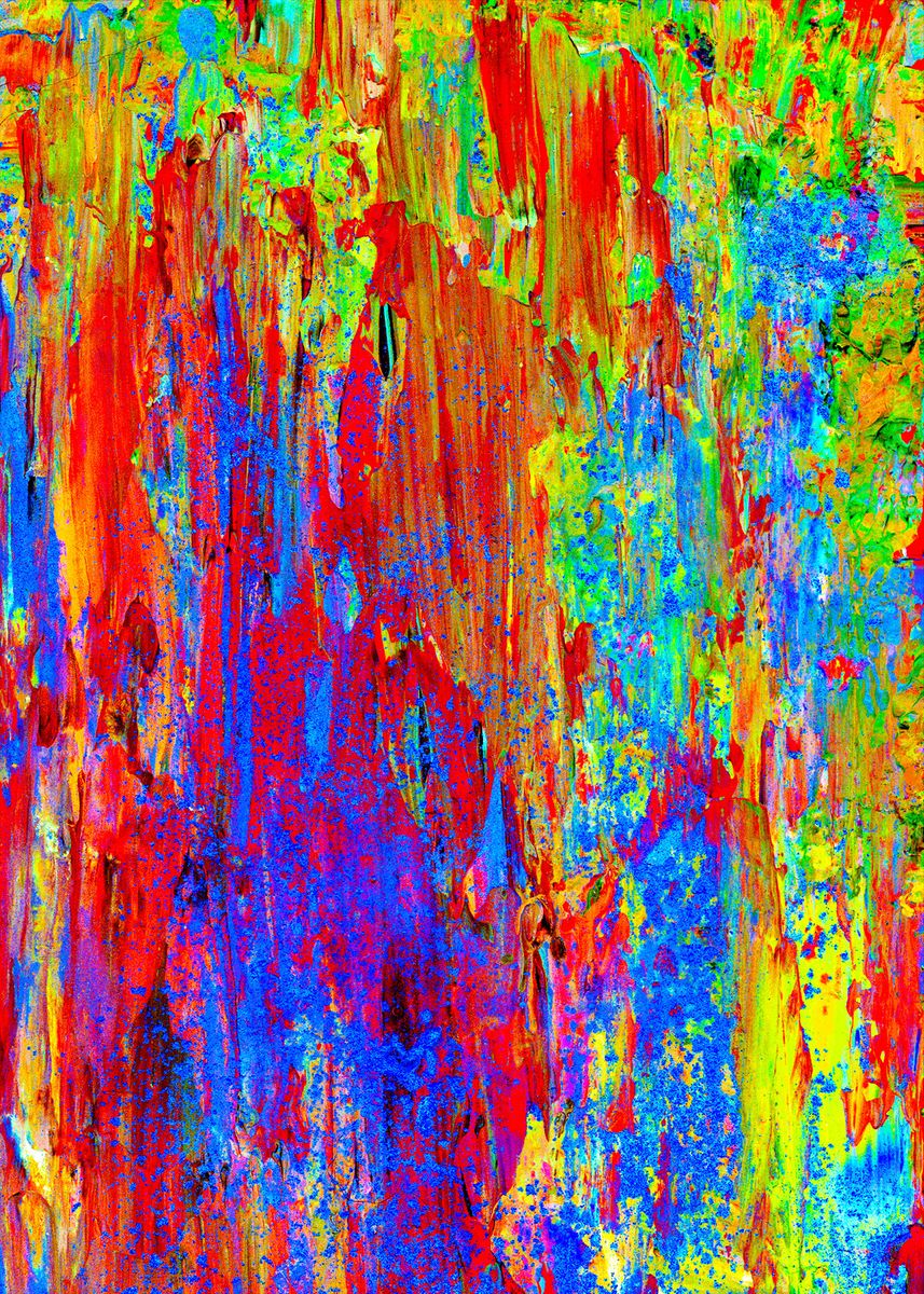 'Vivid colors ' Poster, picture, metal print, paint by ...