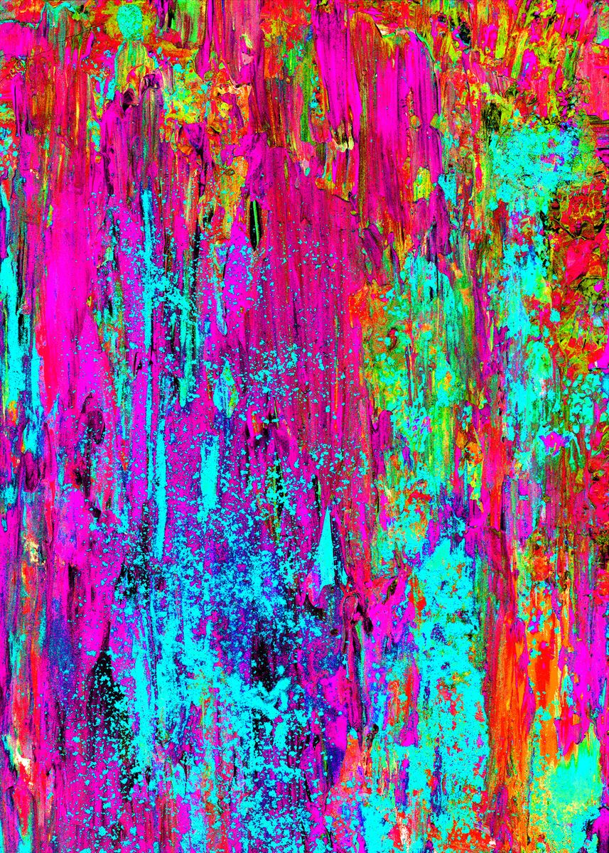 'Vivid colors ' Poster, picture, metal print, paint by ...