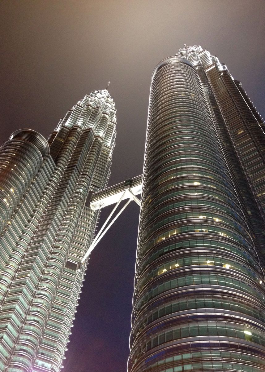 'Petronas Towers 2' Poster, picture, metal print, paint by Somnia Art ...