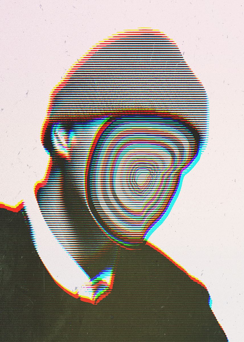 'Digital Dash' Poster, picture, metal print, paint by seam less | Displate