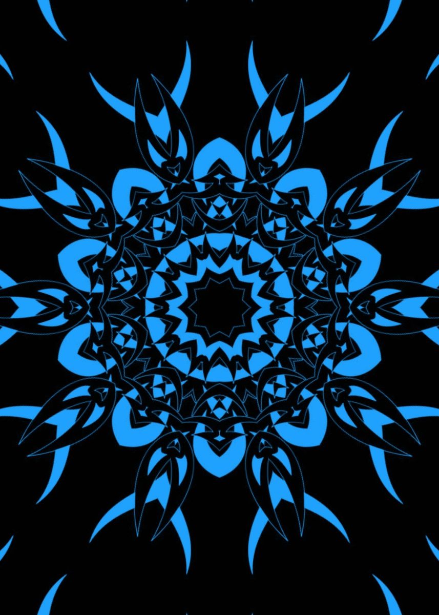 'Aquila Mandala' Poster, picture, metal print, paint by Max Nesta ...