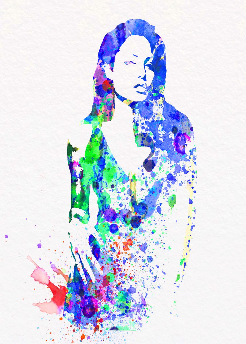 'Legendary Angelina ' Poster by Art Everywhere | Displate