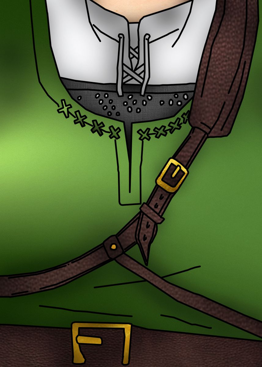 'Link Legend Of Zelda Armor' Poster, picture, metal print, paint by ...