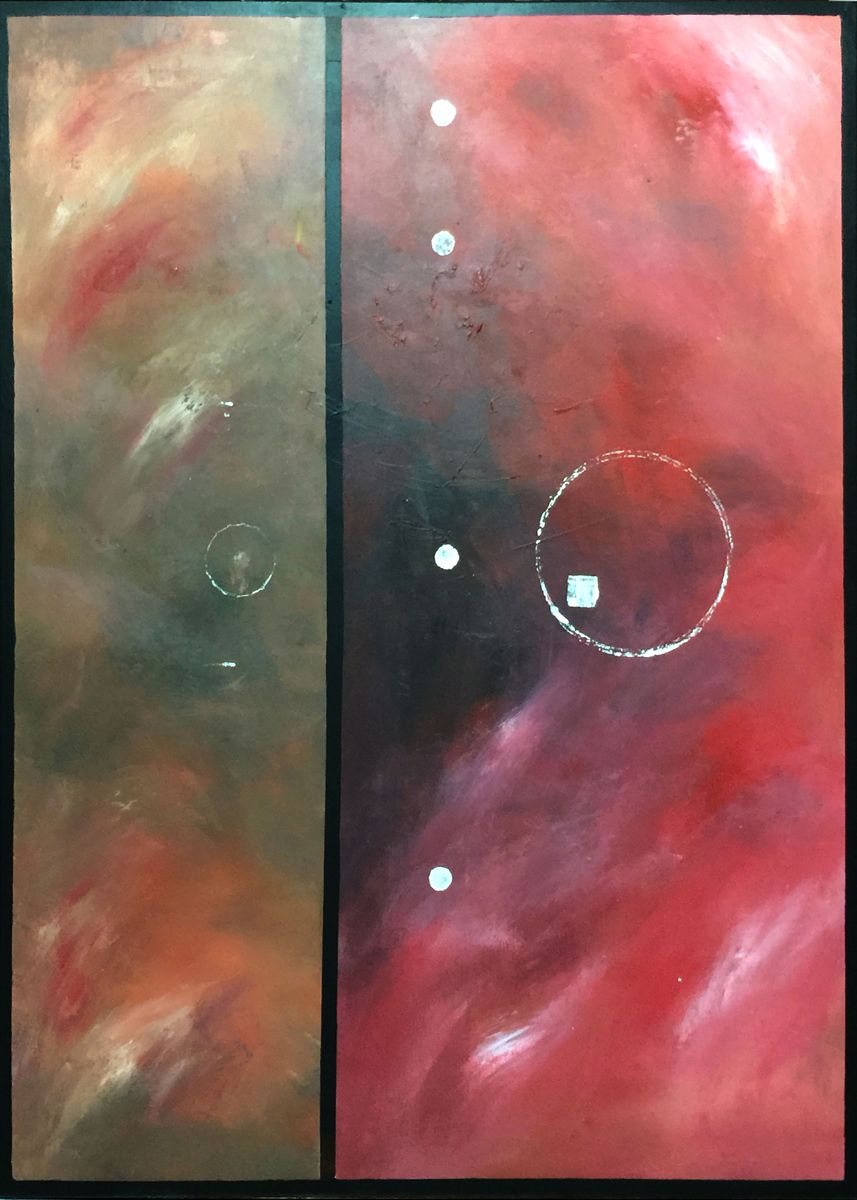 'Passing Shape' Poster, picture, metal print, paint by Larry Calderon ...