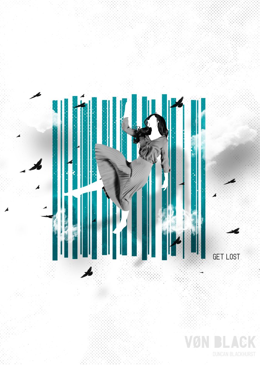 'Get Lost' Poster by Von Black | Displate