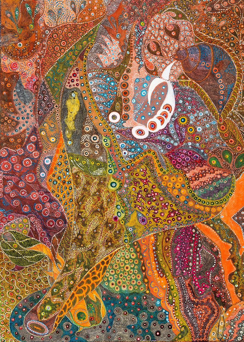 'M019 SeafoodBouquet Canvas' Poster by Mohamed Hamida | Displate