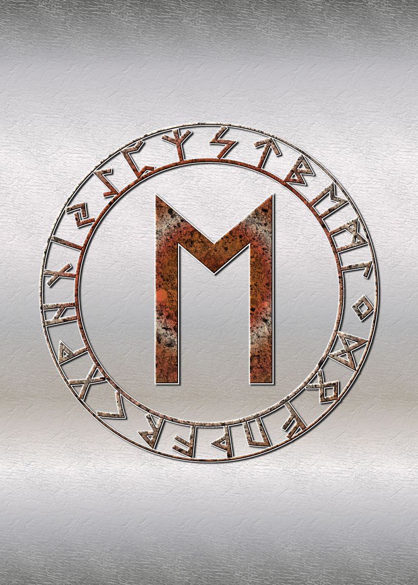 'Ehwaz' Poster, picture, metal print, paint by Robert Felan | Displate