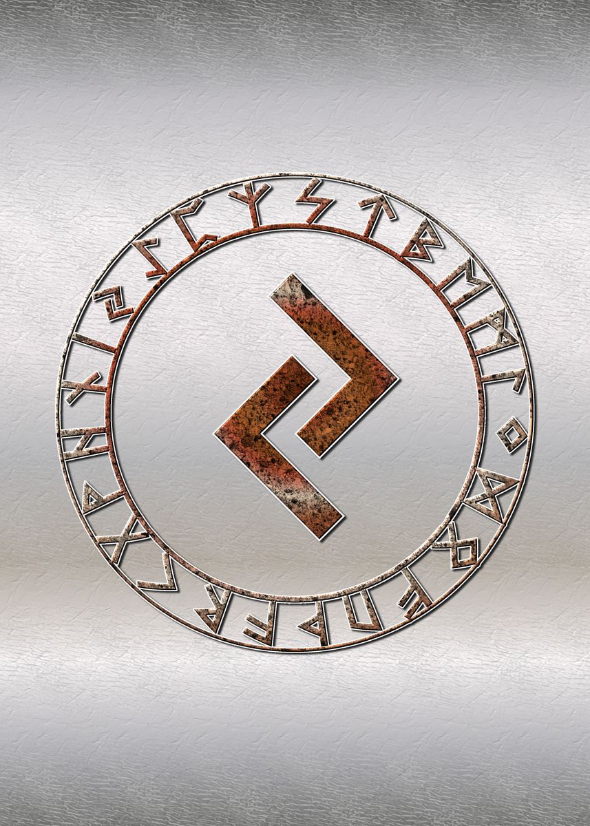 'Jera' Poster, picture, metal print, paint by Robert Felan | Displate