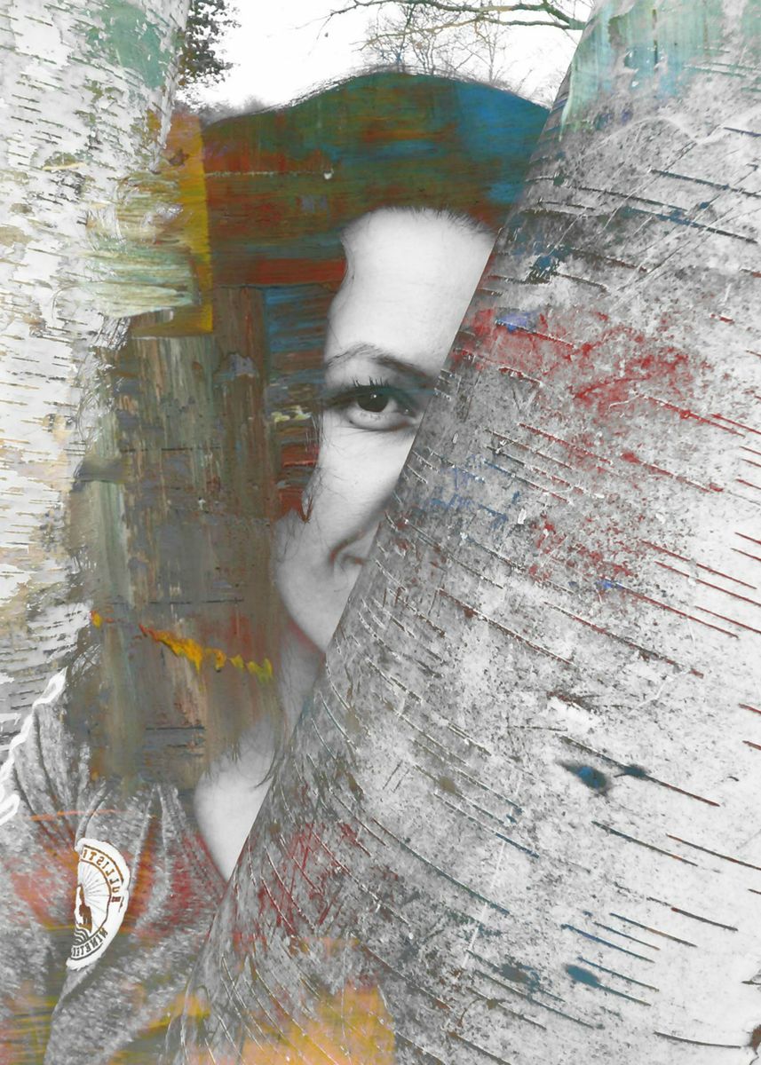 'Birch Tree' Poster, picture, metal print, paint by SilviaSunflower ...