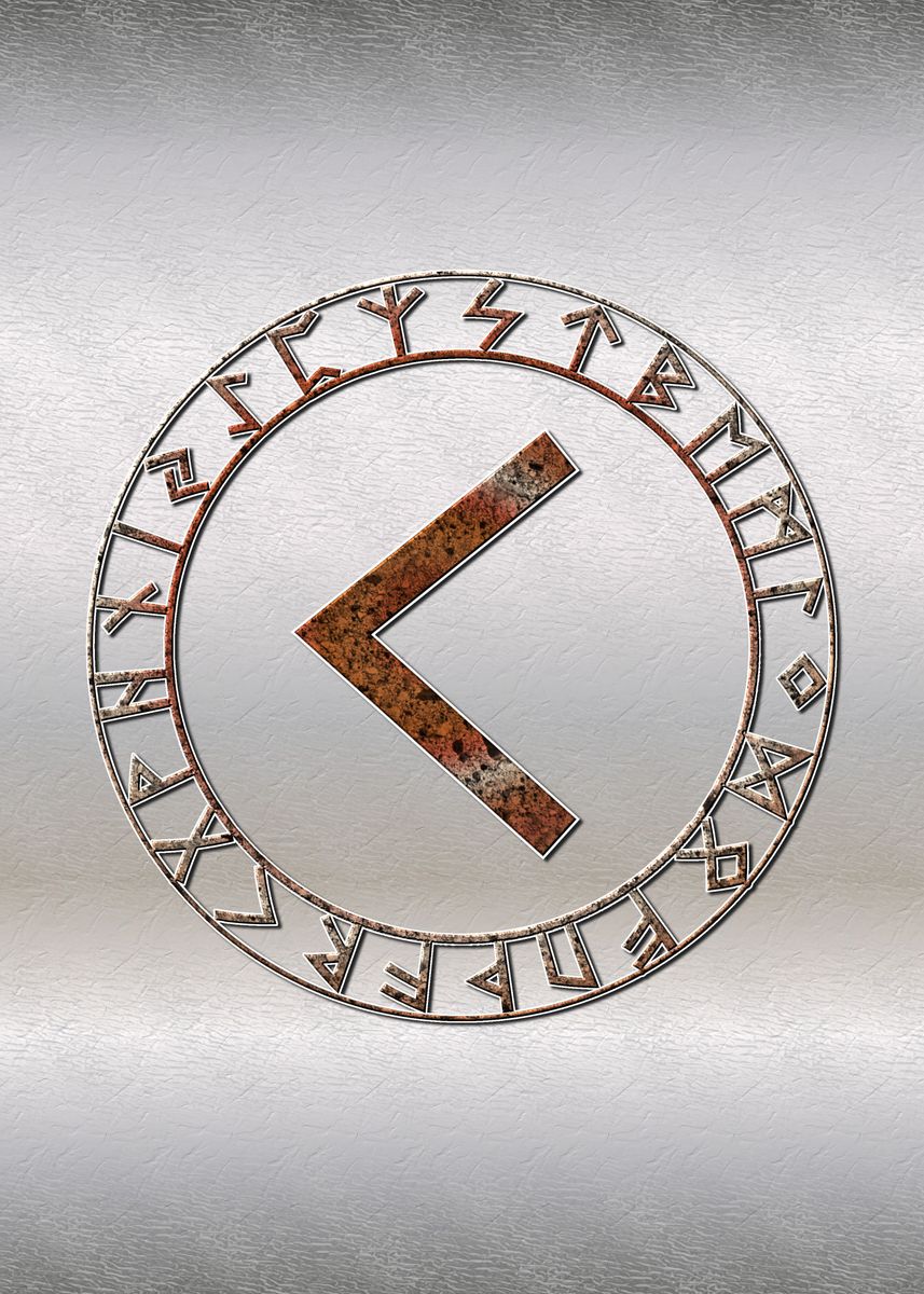 'Kenaz' Poster, picture, metal print, paint by Robert Felan | Displate