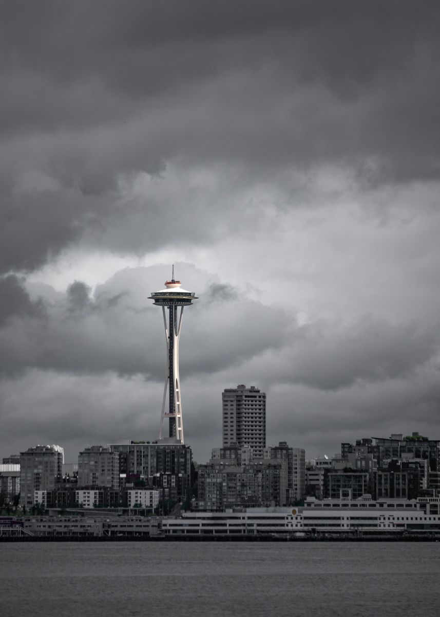 'The Seattle Space Needle' Poster, picture, metal print, paint by Done4 ...