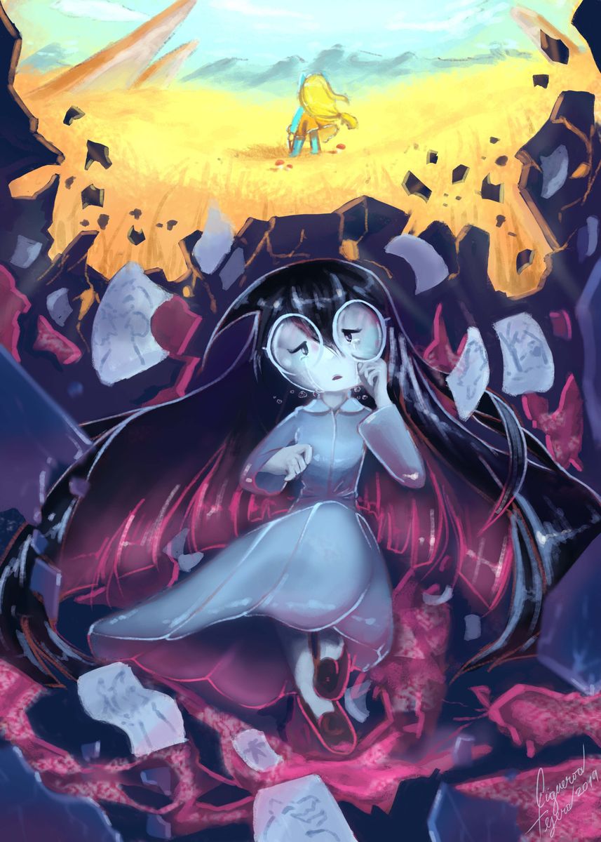 'Another World' Poster, picture, metal print, paint by Fluffy Hair ...