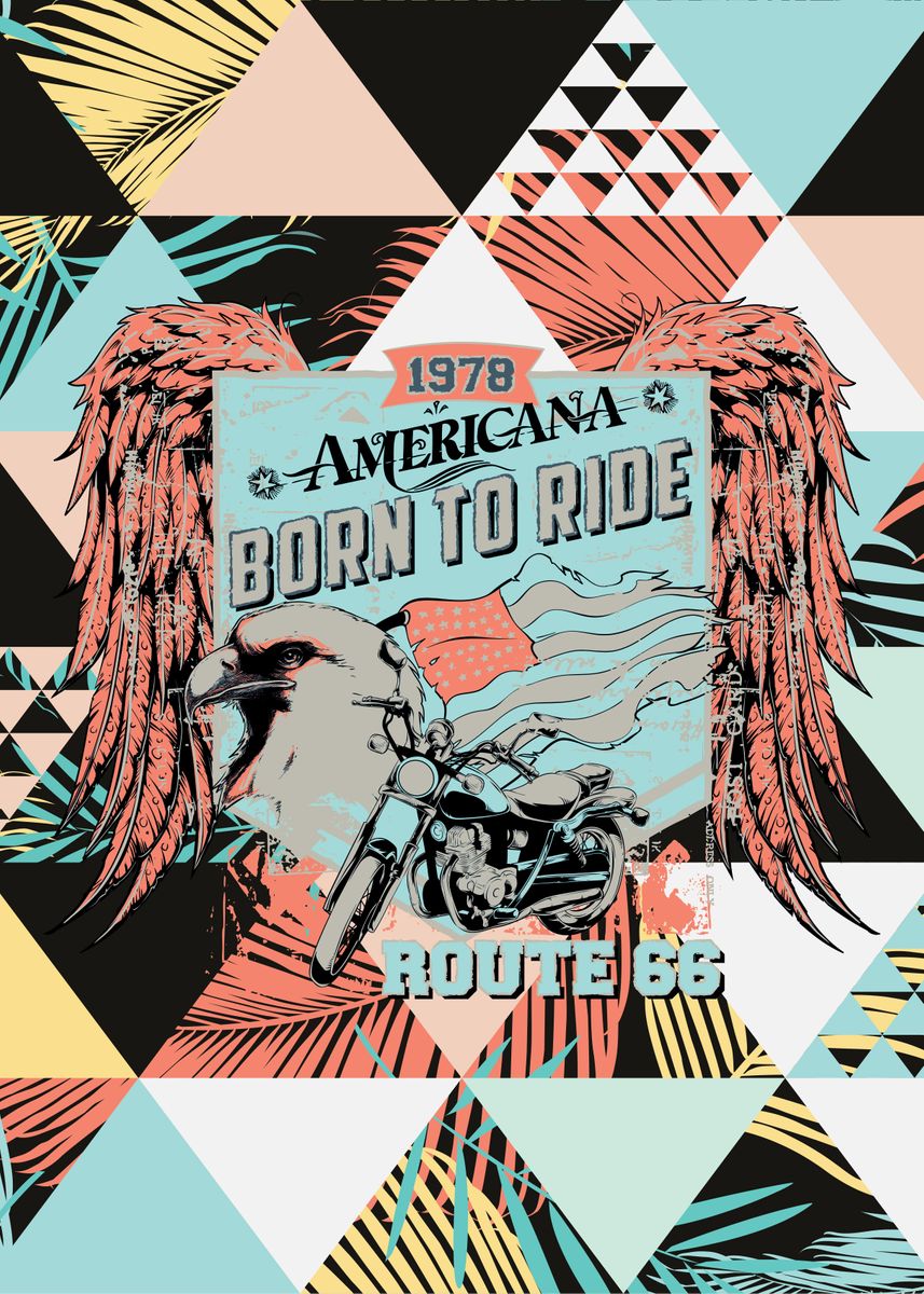 'Easy Rider' Poster by PrintstaBee Arts | Displate