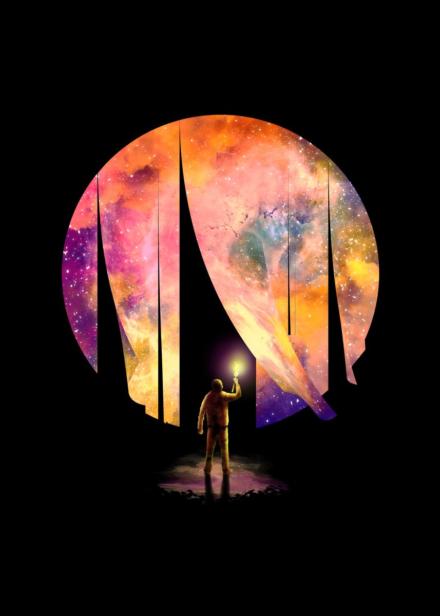 'Into The Unknown' Poster, picture, metal print, paint by Nicebleed ...
