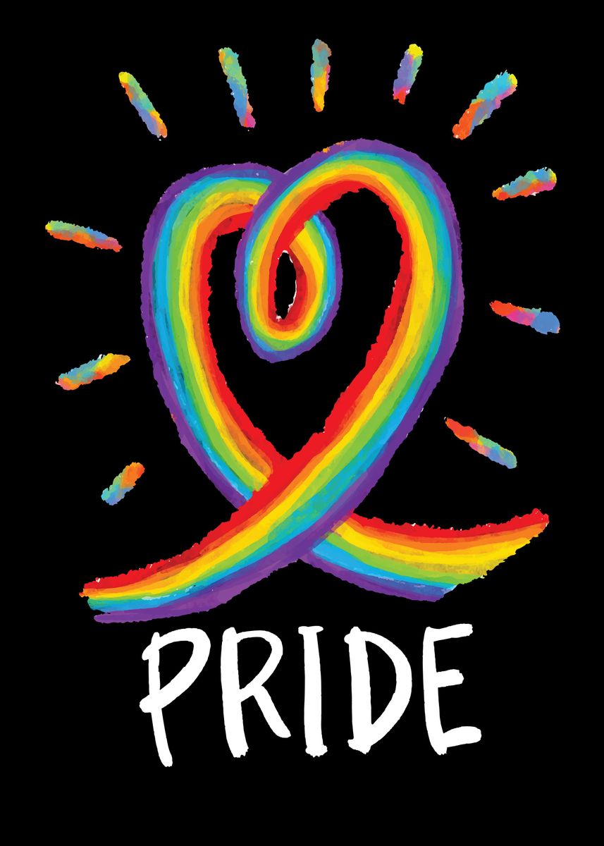 'Pride' Poster, picture, metal print, paint by Overstyle Designs | Displate