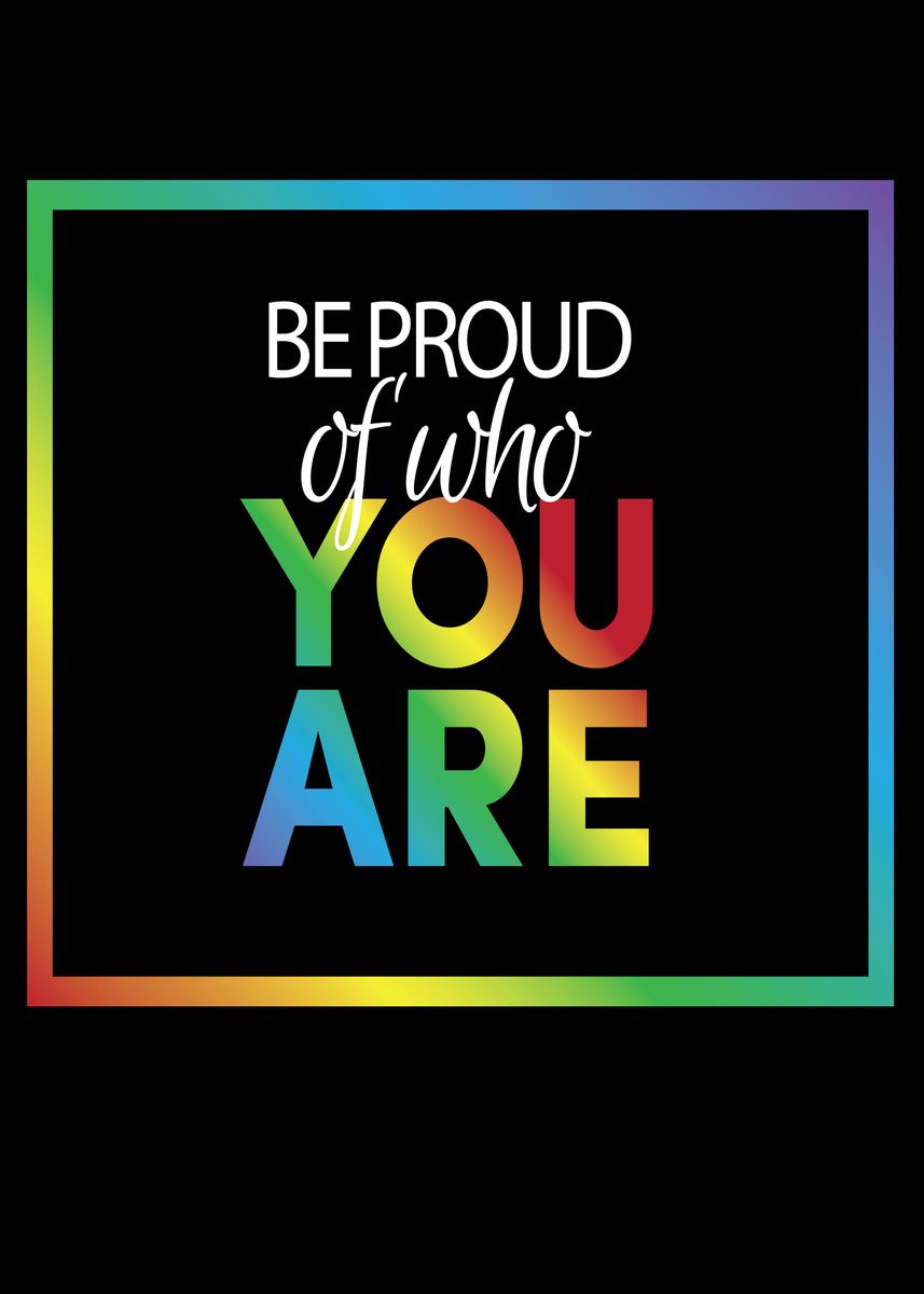 'Pride Be Proud' Poster, picture, metal print, paint by Overstyle ...